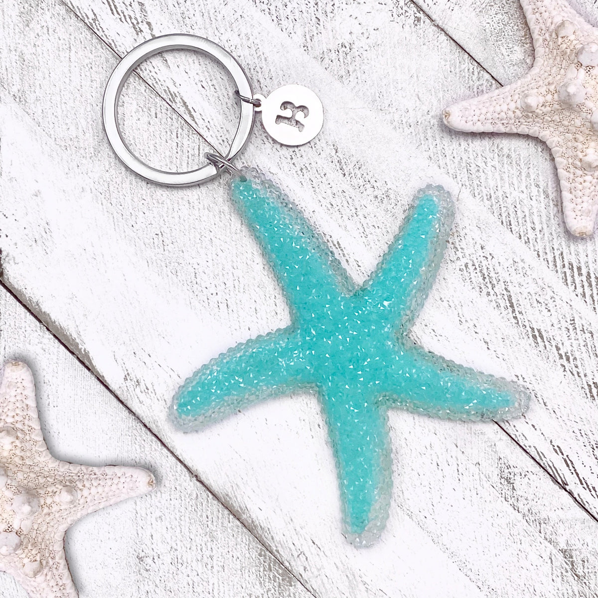 Happy Starfish Keychain – GoBeachy