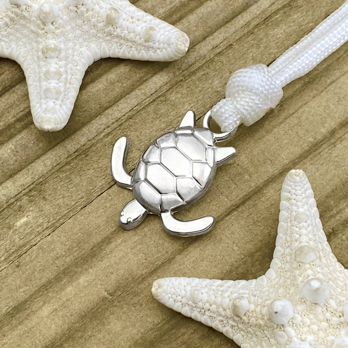 White Rope Sea Turtle Bracelet – GoBeachy